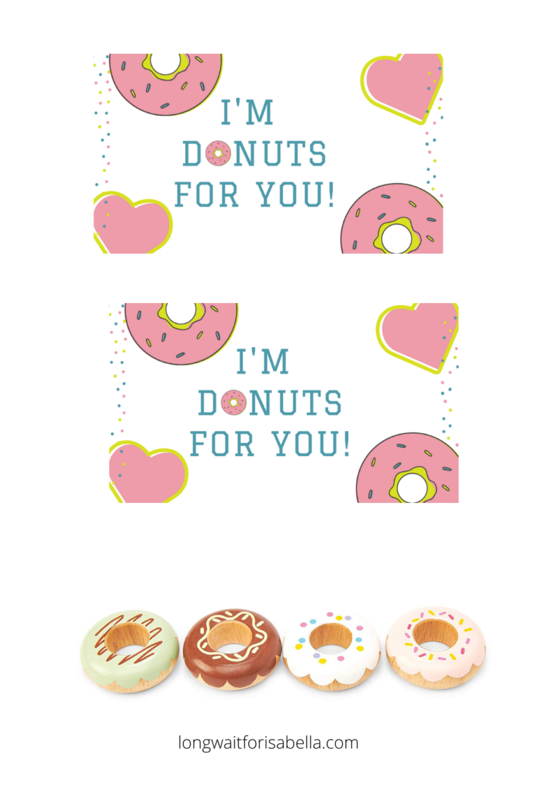 Printable Donut Valentine Cards - Long Wait For Isabella